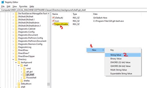 registry how to remove git from menu context in documents stack overflow