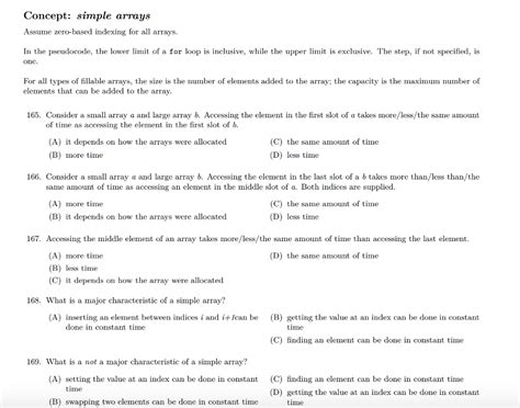 solved concept simple arraus assume zero based indexing for