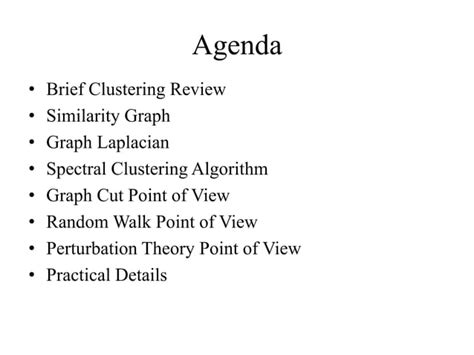 Spectral Clustering Tutorial PPTX