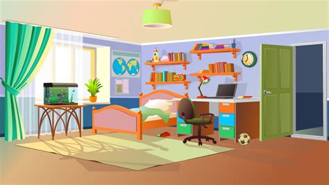 Шаблон Дитяча кімната з акваріумом