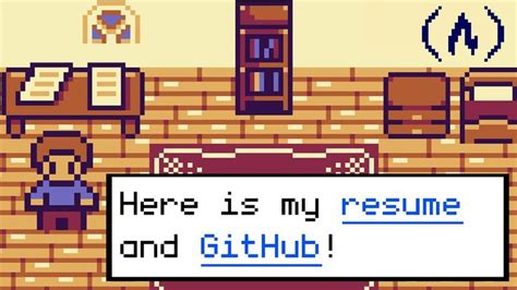 Build A Dev Portfolio As A 2d Game Javascript Course In 2025
