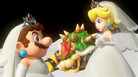 Peach And Mario Wedding