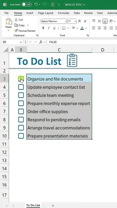 Jon Acampora On Linkedin Todolist Excel Exceltips Timemanagement