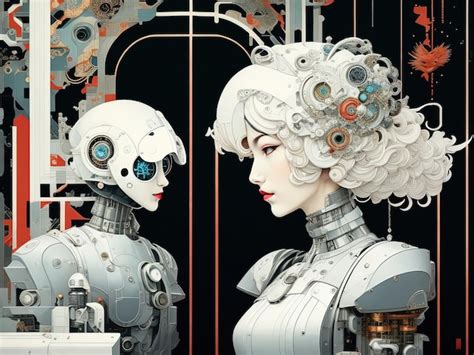 Premium Ai Image Android Girls In The Future Era