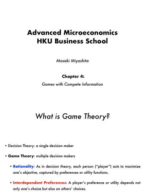 4gamecomplete Pdf Game Theory Mathematics