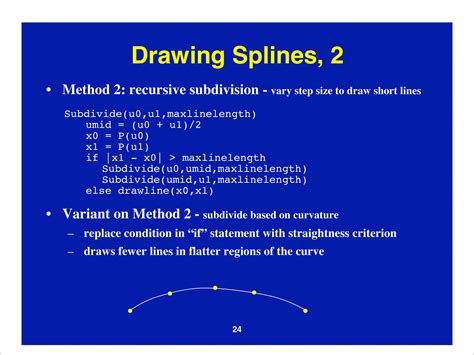 Spline1pdf Computer Graphics Cad Software Ppt