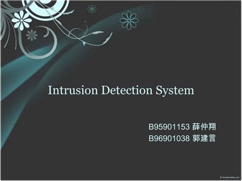 Intrusion Detection System With Ga Ppt