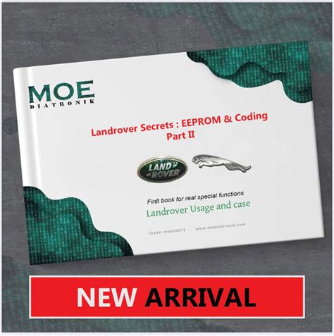 First Book For Landrover Usage And Case Eeprom And Coding Part Ii Moeecucable