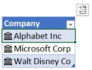 Stock Data Type Stock Quotes And More Excel University