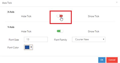Axis Chart Ticks Customization Steps Helical Insight