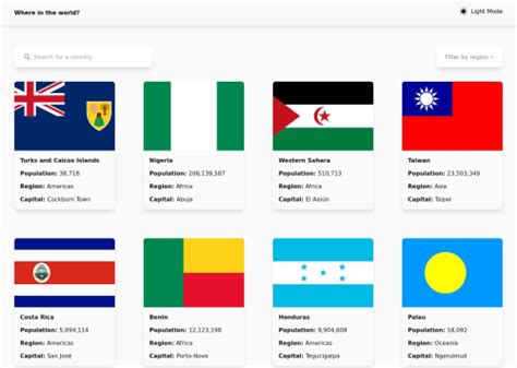 Frontend Mentor REST Countries API With Angular And Tailwind CSS Coding Challenge Solution