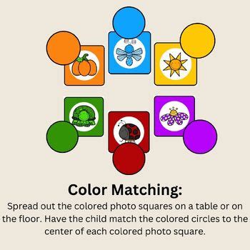 Color Matching And Recognition Movement Activity Fun Memory Cooperative Play