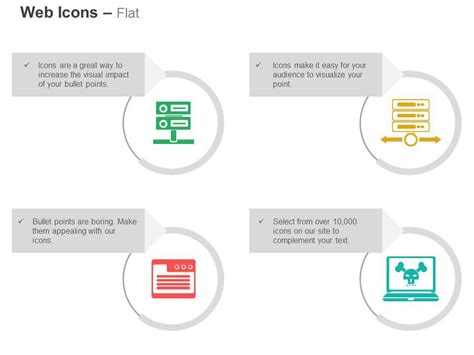 Database Three Servers Data Folder Virus Protection Ppt Icons Graphics
