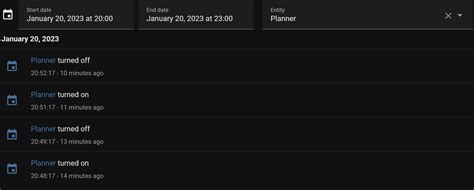 calendar no events visible in automation configuration home