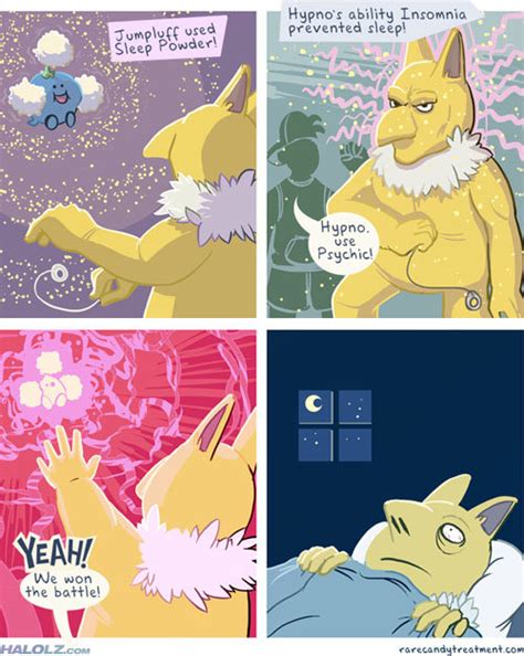 Jumpluff Used Sleep Powder Funny Pictures Auto Comics Rarecandytreatment Hypno