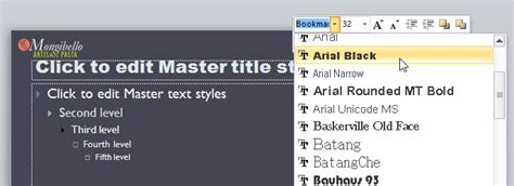 PowerPoint Slide Master View