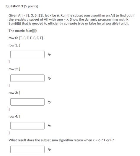 solved question 1 options given a[] [1 3 5 11] let x