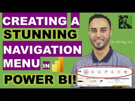 How To Create A STUNNING Navigation Menu In Power BI Using The NEW Formatting Pane Simply