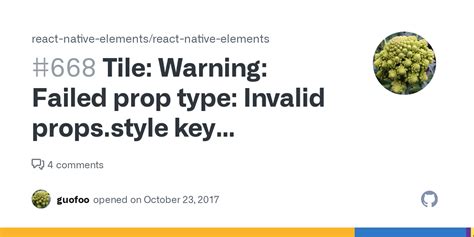 Tile Warning Failed Prop Type Invalid Propsstyle Key Resizemode
