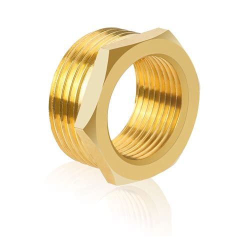Profiwoab Brass Reducer Bushing Connector1″ Bsp Male X 34″ Bsp Female