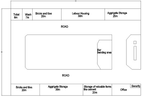 Aggregate Storage Design With Labor Room And Toilet Details Dwg Autocad Drawing