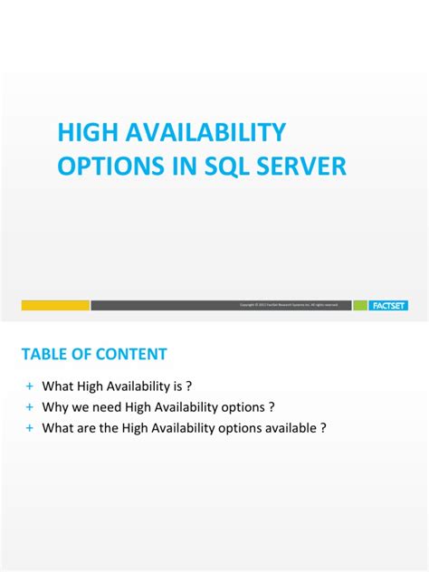 pdf high availability options in sql server dokumen tips