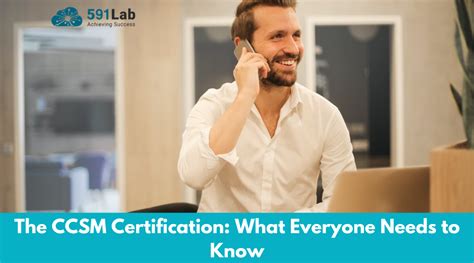The CCSM Certification What Everyone Needs To Know