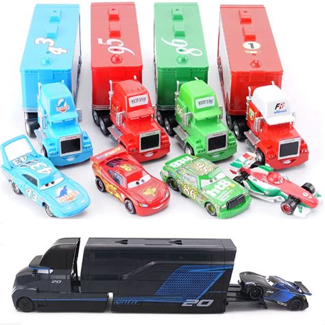 디즈니 픽사 자동차 3 메탈 블랙 스톰 잭슨 트럭 번개 맥퀸 맥 장난감 차량 킹 자동차 완구 어린이 생일 선물diecasts And Toy Vehicles Aliexpress