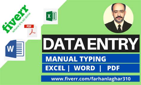 Data Entry And Manual Typing By Farhanlaghar310 Fiverr