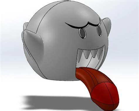 Boo Mario Bros Ghost By Inhar Sola Download Free Stl Model