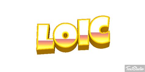 Loïc Name Animated  Logo Designs