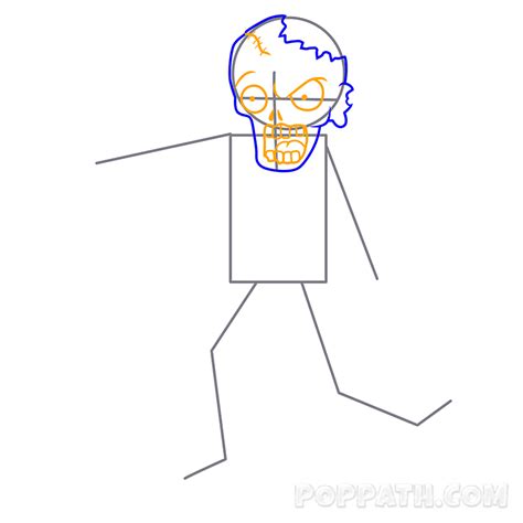 How To Draw A Zombie Pop Path