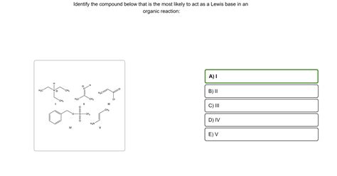 Solved Identify The Compound Below That Is The Most Likely