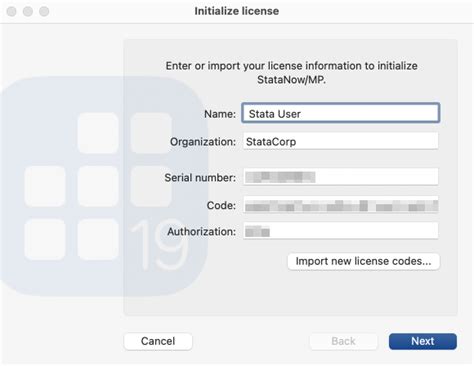 Installation Guide Setting Up The License Mac Stata