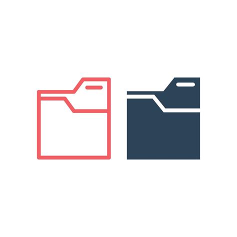 Folder Icons Set Logo Simple Design Illustration 78264390 Vector Art At