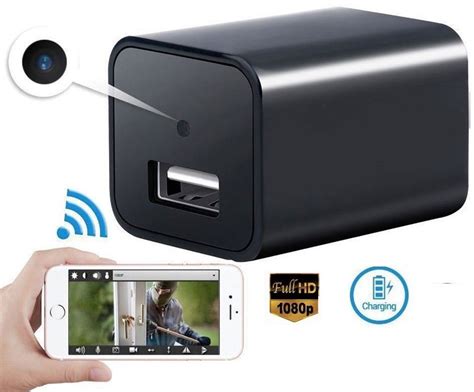 1080p Hd Usb Wall Charger Hidden Spy Security Surveillance Camera Spy