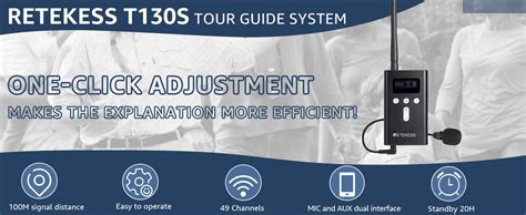 Retekess T130s2nd Gen T130 Tour Guide Transmitter