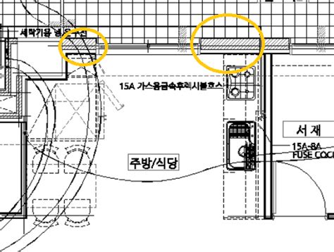 내력벽 비내력벽 구분 평면도첨부 지식in