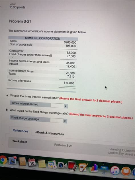 solved value 10 00 points problem 3 20 the balance sheet