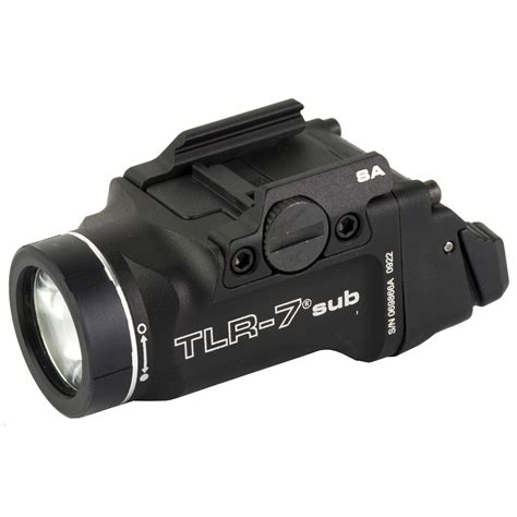 Streamlight Tlr 7 Sub For Hellcat Weapon Light 500 Lumens Fits Springfield Hellcat Black