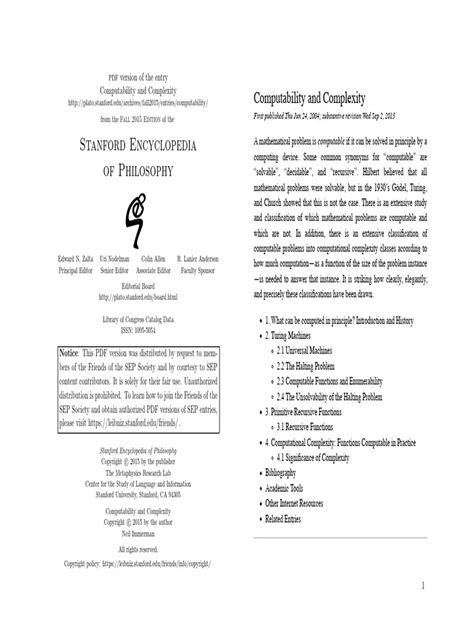 Computability A4 Pdf Mathematical Logic First Order Logic