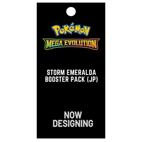 Pokémon Mega Evolution Storm Emeralda Booster Pack 5 Kort Jp