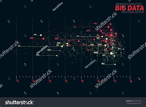 vector abstract colorful big data point stock vector royalty free
