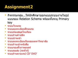 Database Architecture PPT