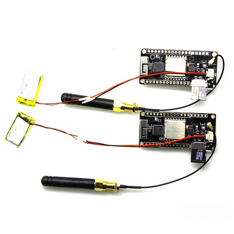 LILYGOTtgo 2 pces lora32 v2 0 868 433mhz esp32 lora 0 96 Polegada sd cartão bluetooth wifi