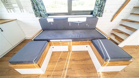 Snowdrop Tiny House Is Cozy Bright Home With Twin Lofts