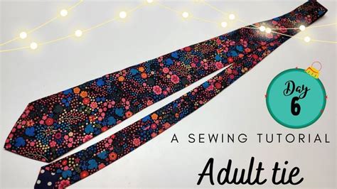 How To Sew An Adult Necktie With Free Template Sewing Tutorials Sewing Tutorial
