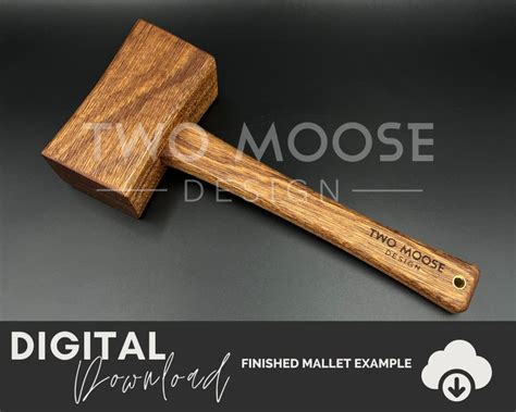Mallet Svg File The Groovy Cnc Mallet Plans Digital Download Etsy