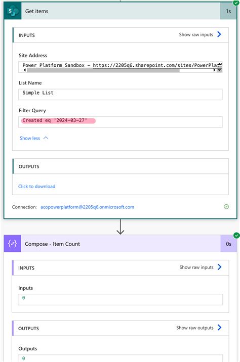 Solved Odata Filter To Pull Items That Were Created 5 Day Power