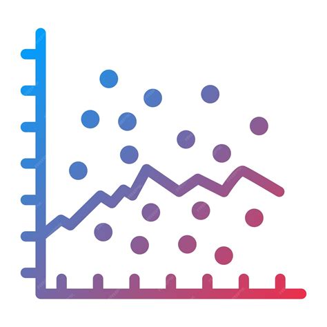 Premium Vector Scatter Graph Icon Vector Image Can Be Used For